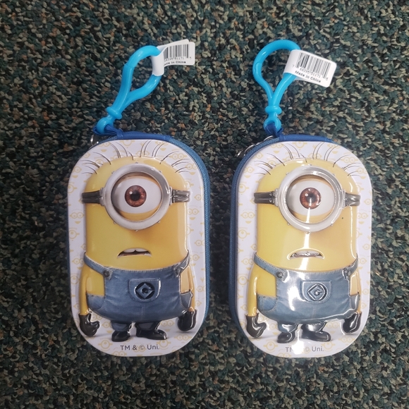 Toys | Despicable Me Minion Zipper Tin Keychain 2pk | Poshmark